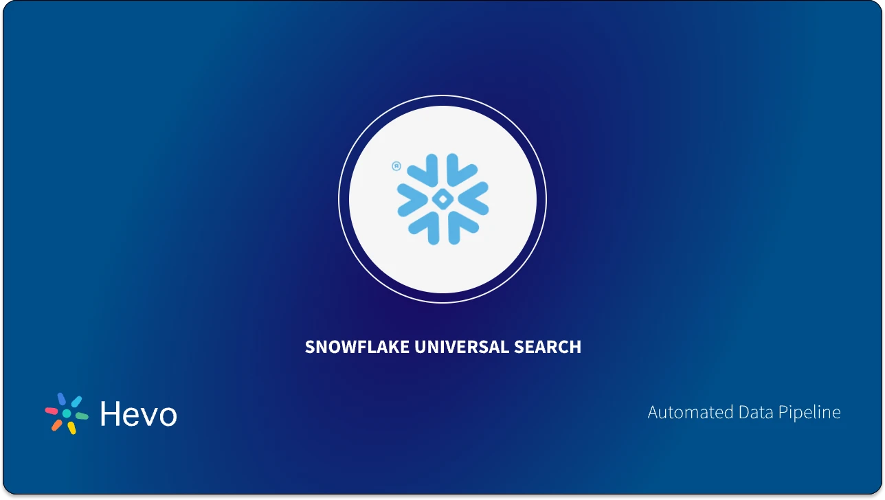 Explore Snowflake Universal Search - Revolutionizing Data Discovery | Hevo