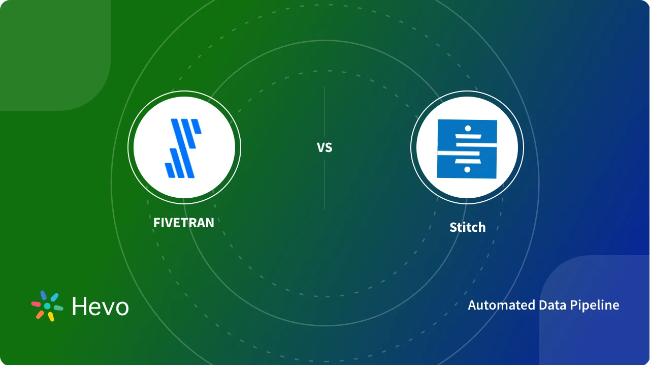 Fivetran vs Stitch: A Comprehensive ETL Tool Comparison | Hevo