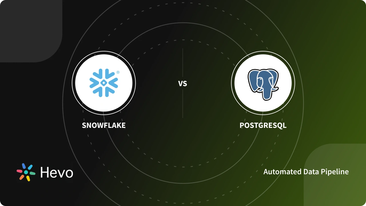 Snowflake vs Postgres: 5 Critical Differences | Hevo