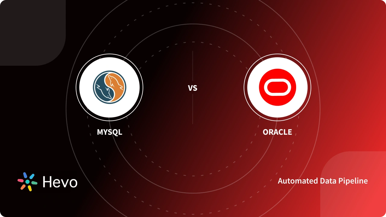 MySQL vs Oracle: Compare Syntax, Features & More - Learn | Hevo MySQL vs Oracle: Compare Syntax, Features & More - Learn | Hevo
