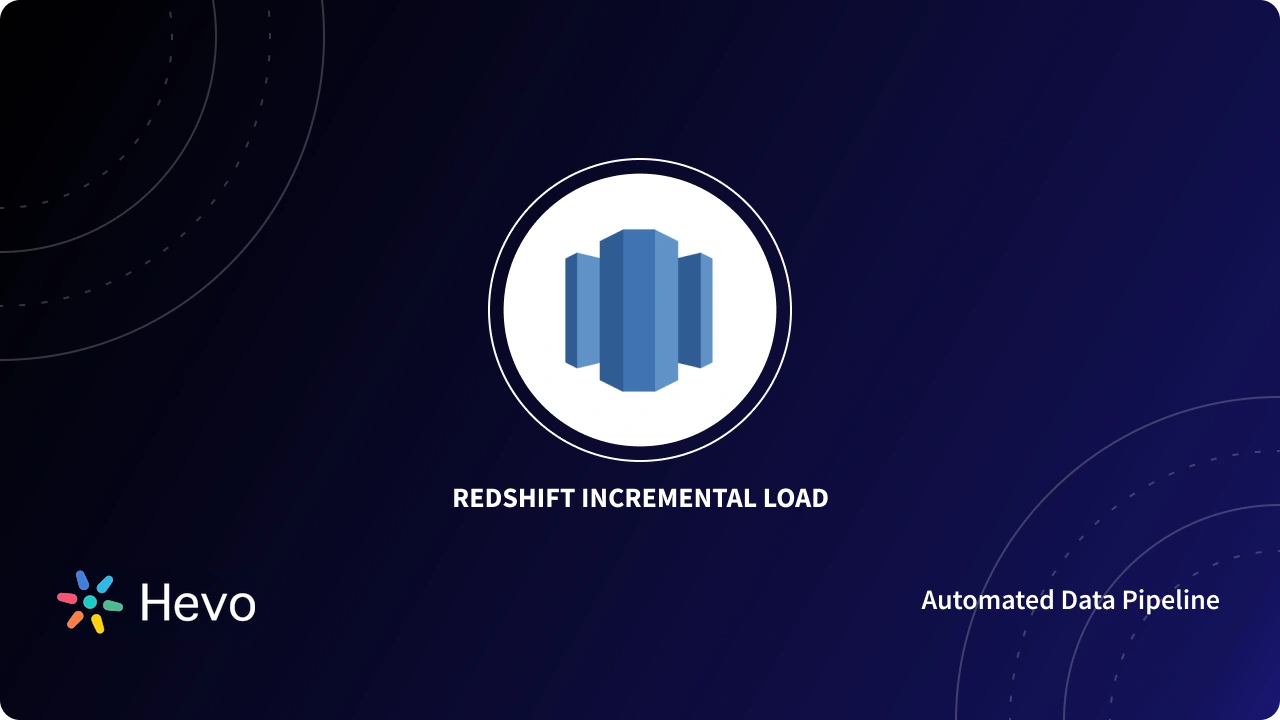 AWS Redshift Incremental Load: 2 Easy Methods | Hevo AWS Redshift Incremental Load: 2 Easy Methods | Hevo