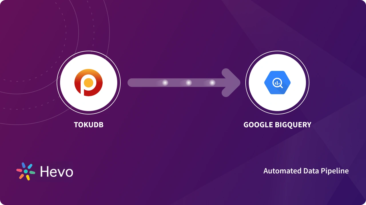 How to connect Tokudb to Bigquery Easily