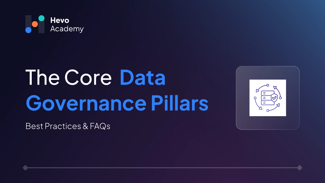 Understanding the Core Data Governance Pillars - Hevo Academy