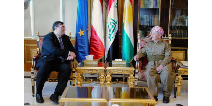 On Monday, President Masoud Barzani received the new Austrian ...