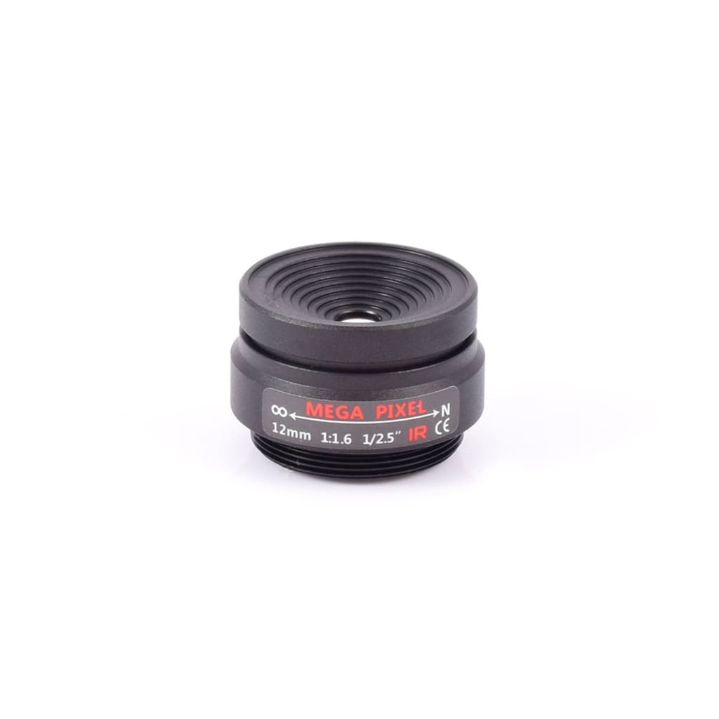 Aida CS-12.0F CS Mount 12mm Fixed Focal Mega-Pixel Lens
