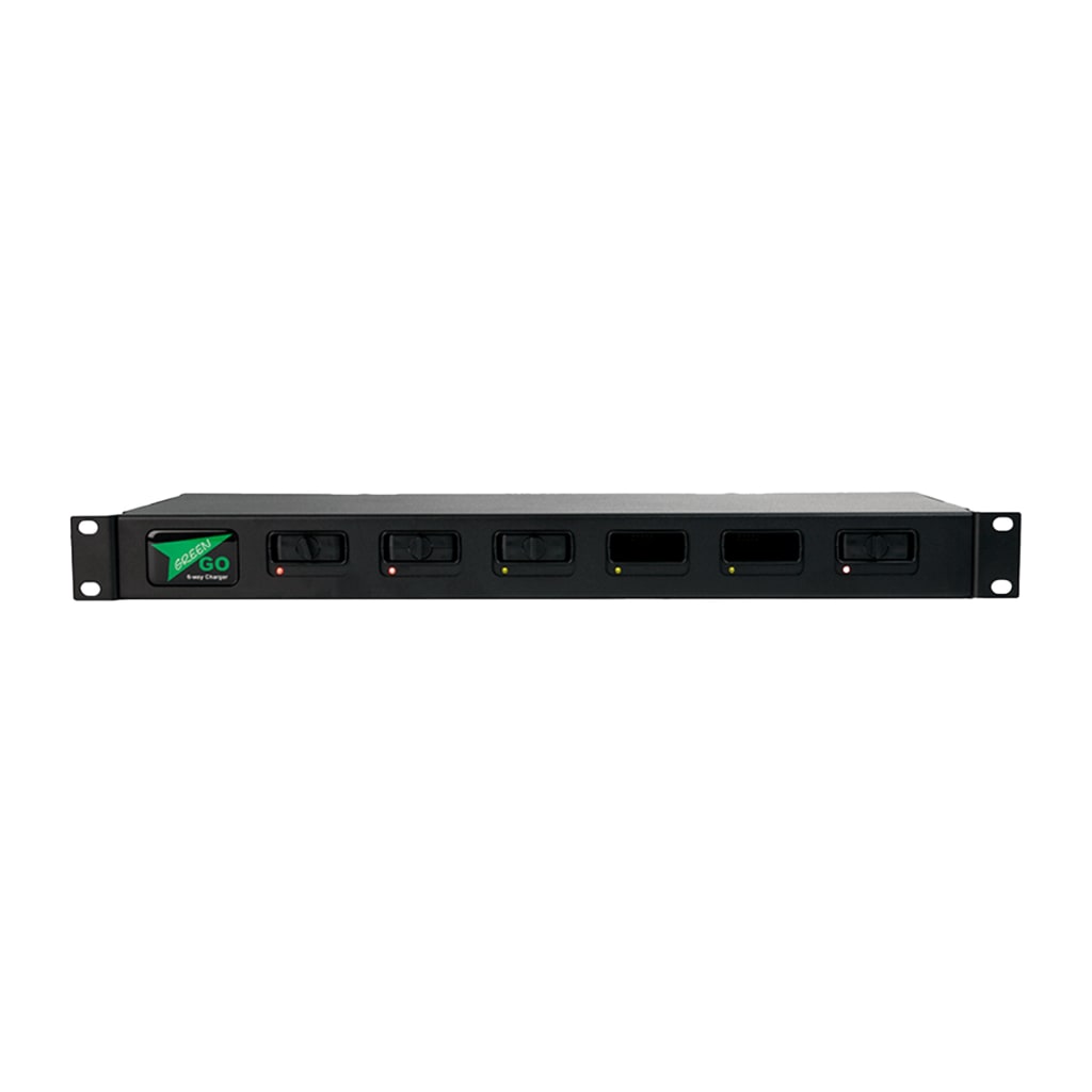 Green-GO BC6 6 Way Rackmount Battery Charger | D2N