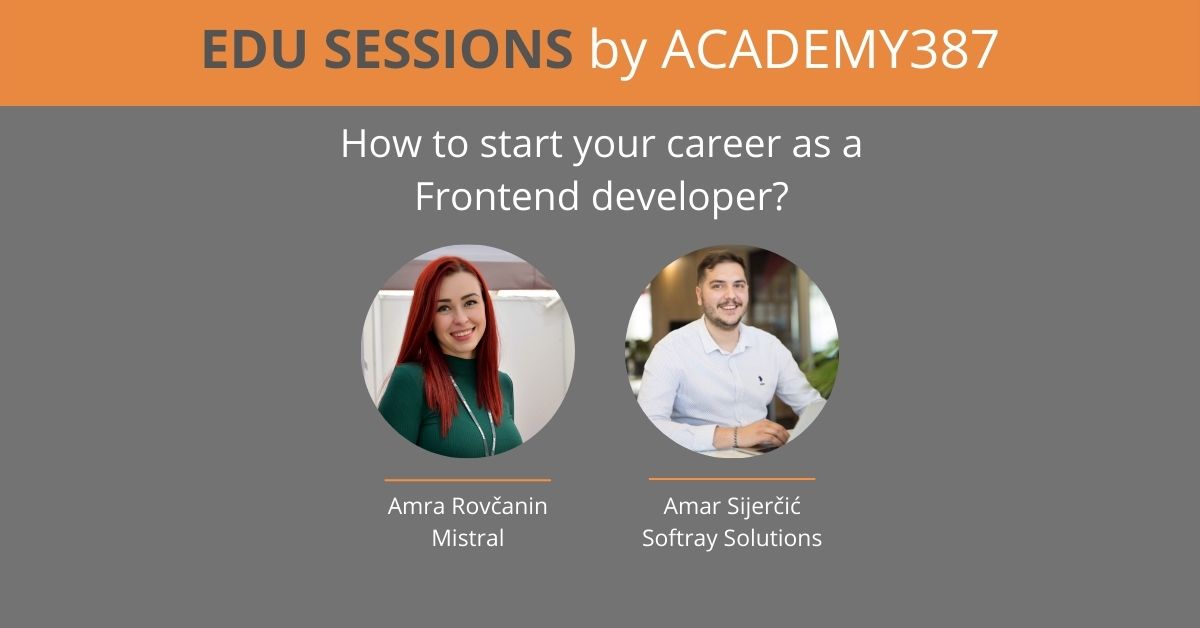 Edu Sessions by ACADEMY387: How to start your | Academy387 Sarajevo