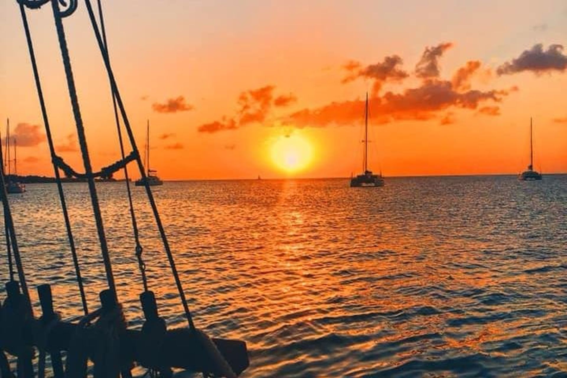 Sunset & Champagne Cruise under sails on a Classic Schooner in Grand ...