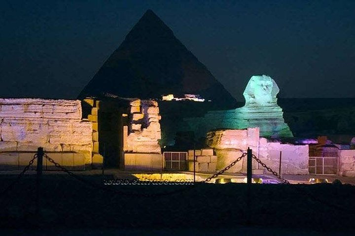 Quad Bike Trip during sunset around Pyramids, evening attend the sound & light show at Giza ...