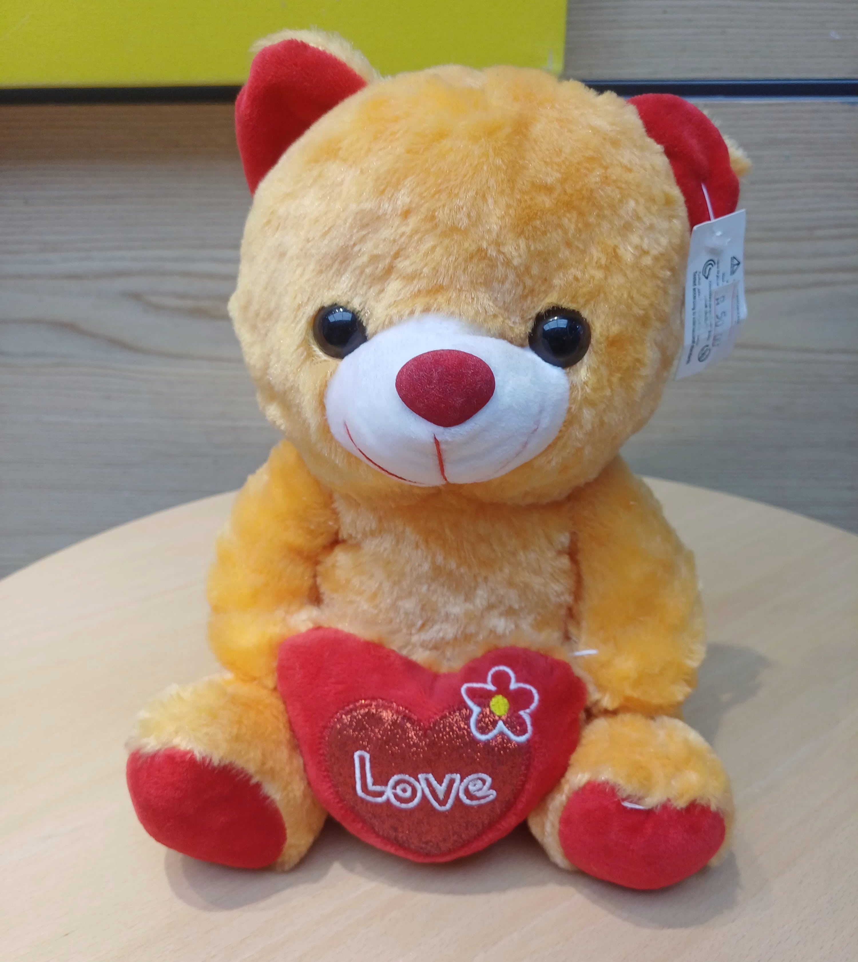 Yellow Teddy Bear | Cheerful Plush Toy Order Now