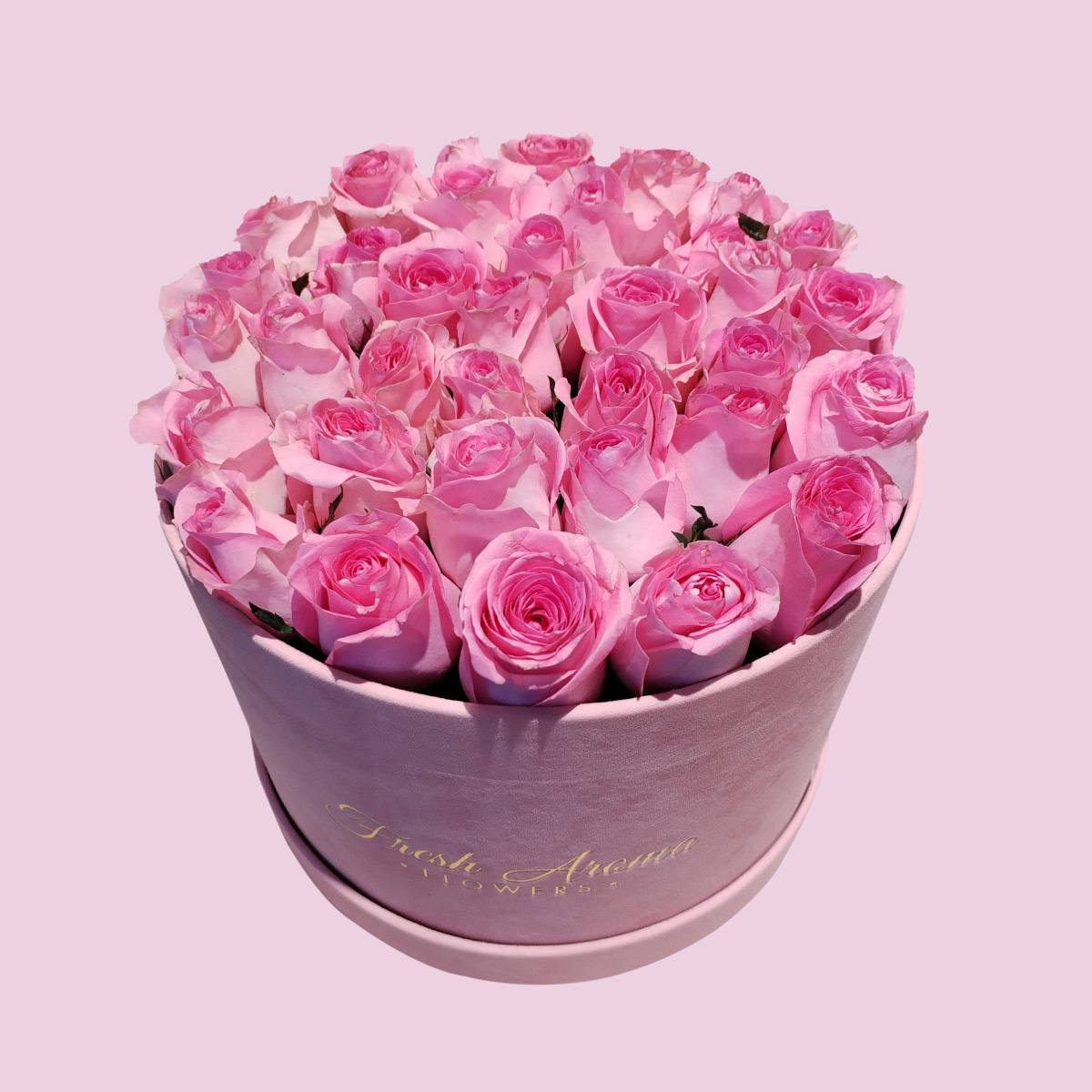 40-50 pink roses box | Order Now for loved ones
