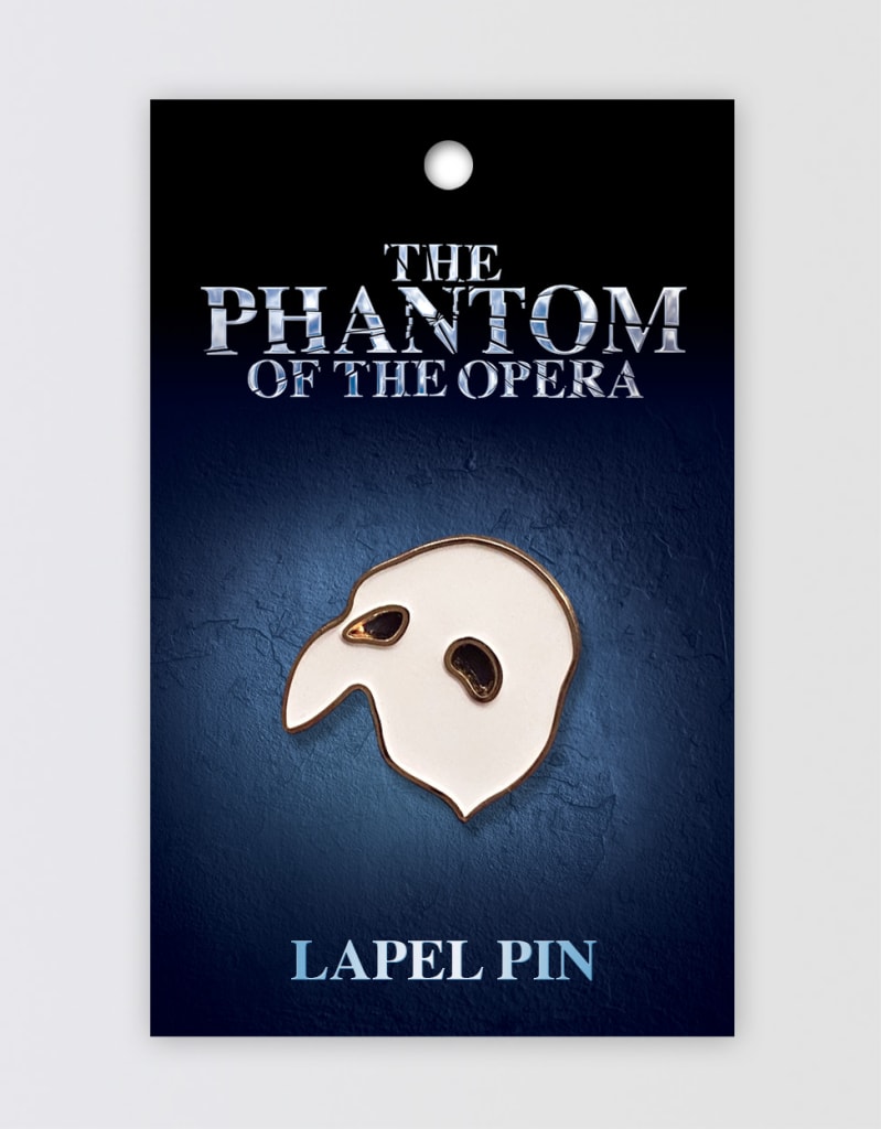 The Phantom of the Opera | Lapel Pin - Mask