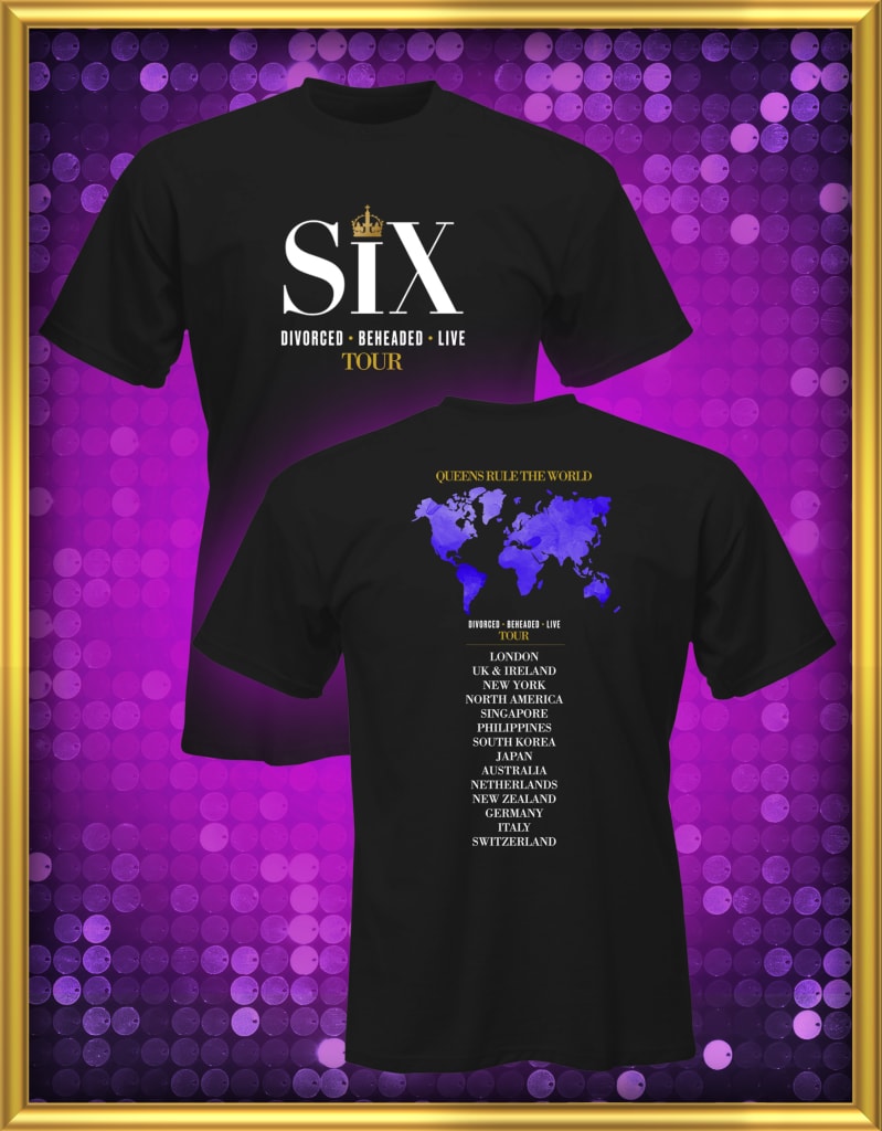 SIX the Musical Merchandise | Global T-Shirt