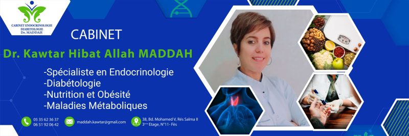 Dr Kawtar Hibat Allah Maddah, Endocrinologue à Fès | DabaDoc MA