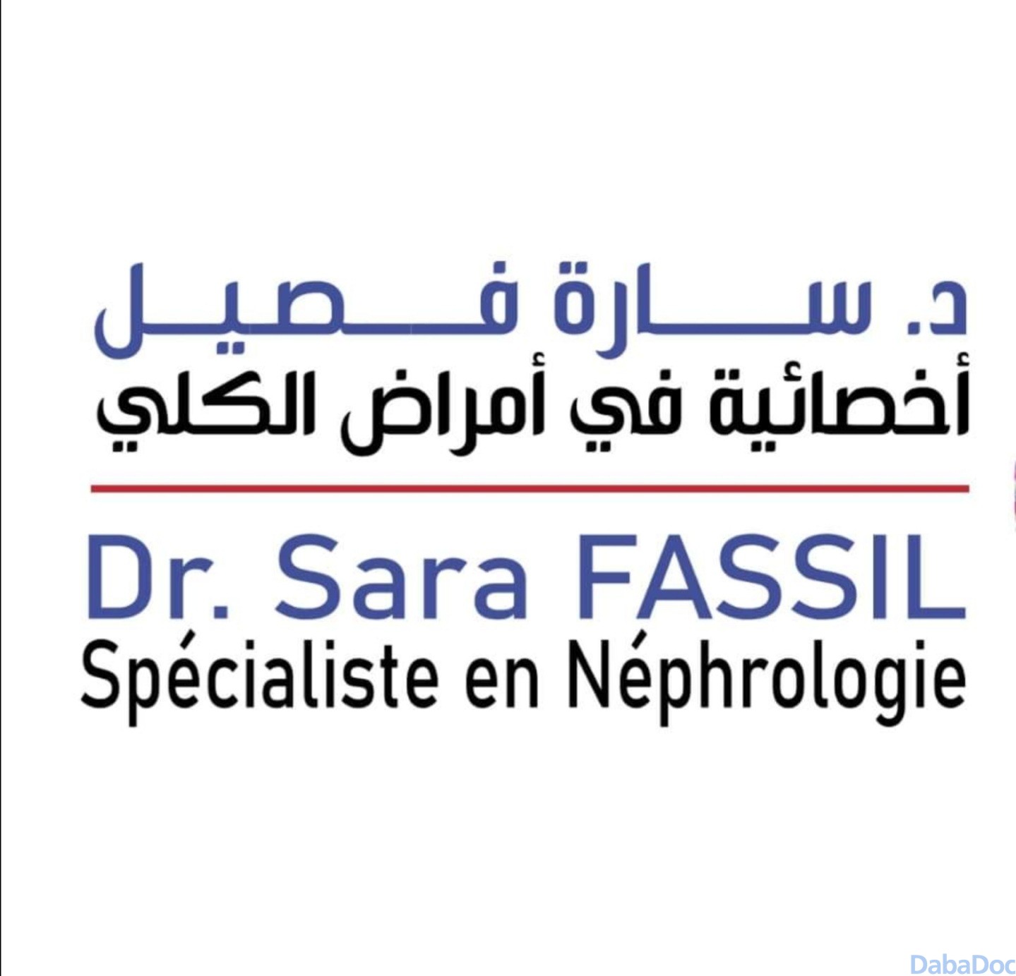 Dr Sara Fassil, Nephrologist in Marrakech | DabaDoc MA