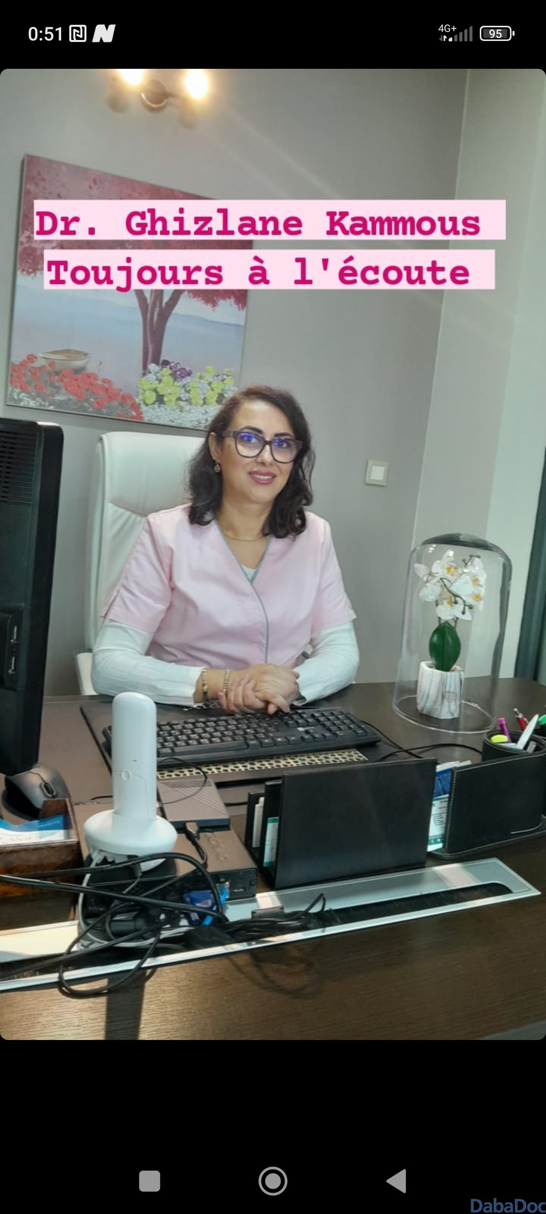 Dr Ghizlane Kammous, Dermatologue à Tanger | DabaDoc MA