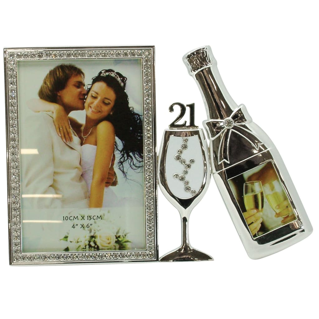DAKOTA PF10245 21ST BIRTHDAY FRAME SLVR 10x15cm