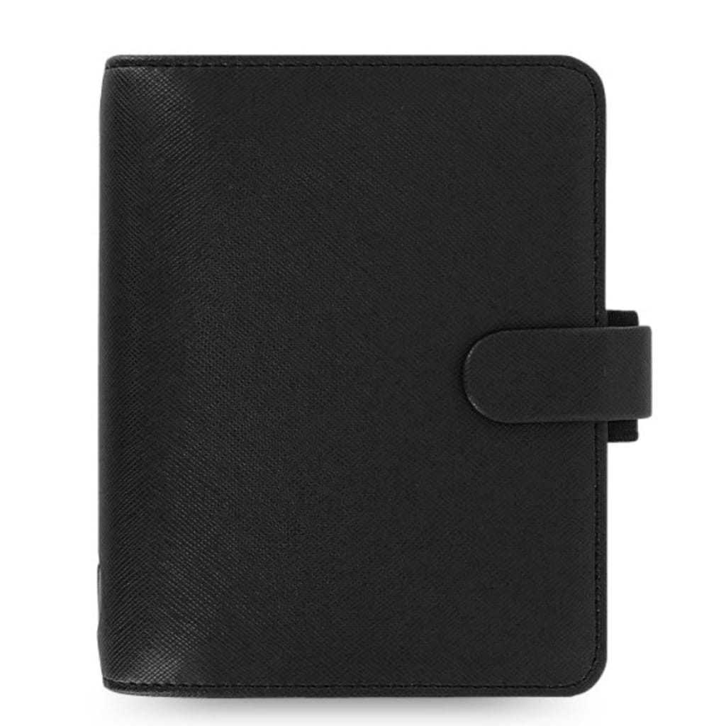 FILOFAX PKT SAFFIANO ORGANISER BLACK