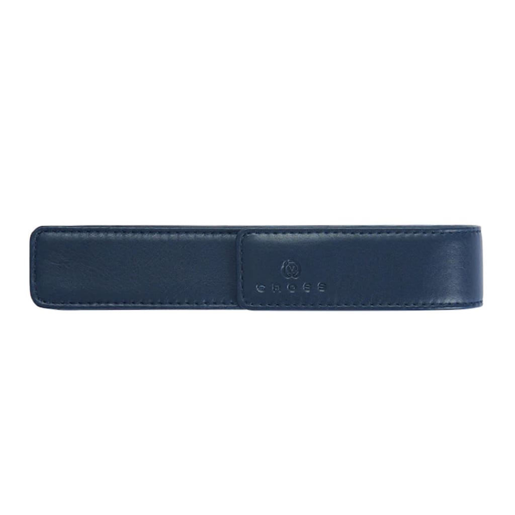 CROSS Pen Pouch Leather Single Magnetic Classic Blue