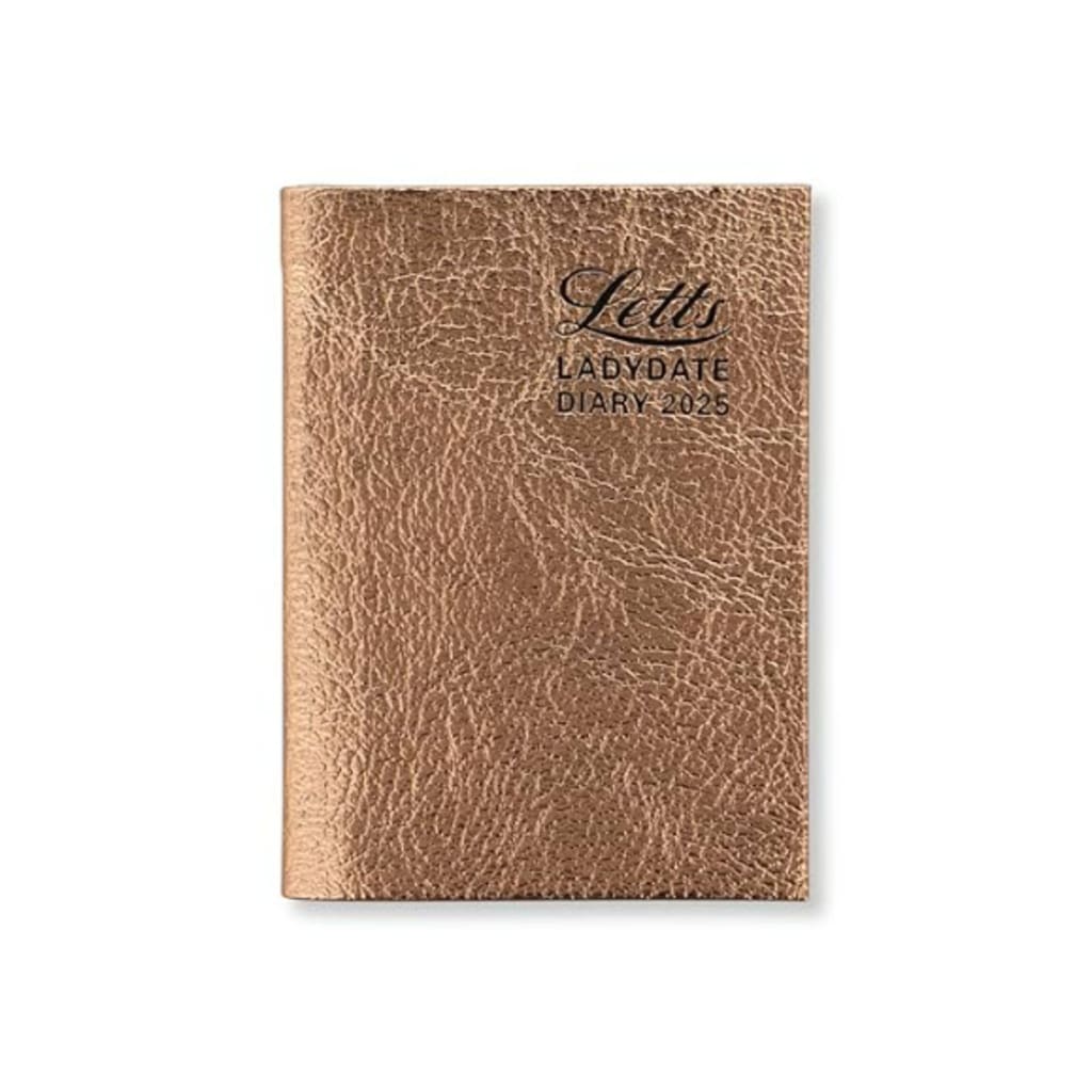 Letts 2025 Ladydate Med Pkt WTV Eng Rose Gold