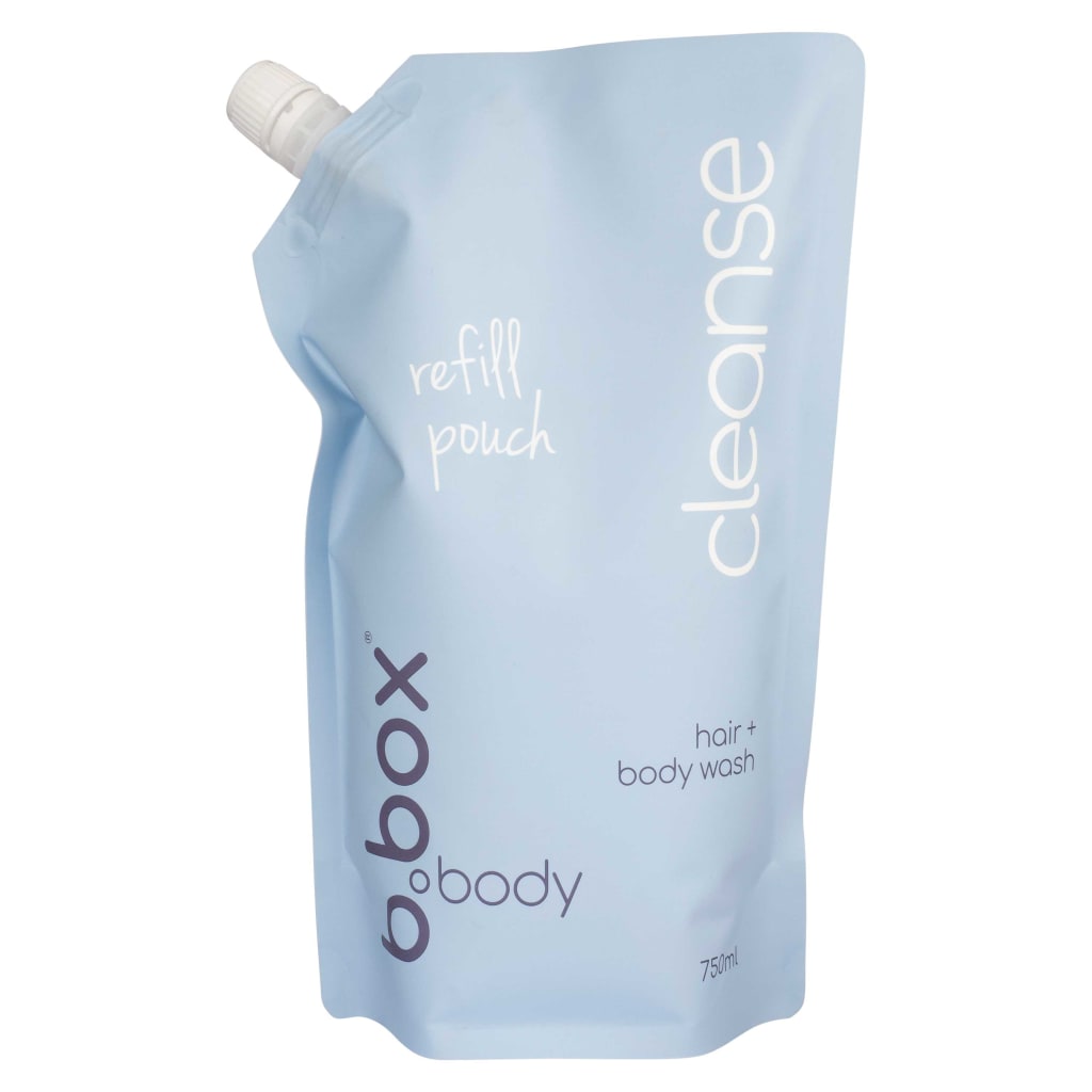 b.box body cleanse 750ml refill pouch