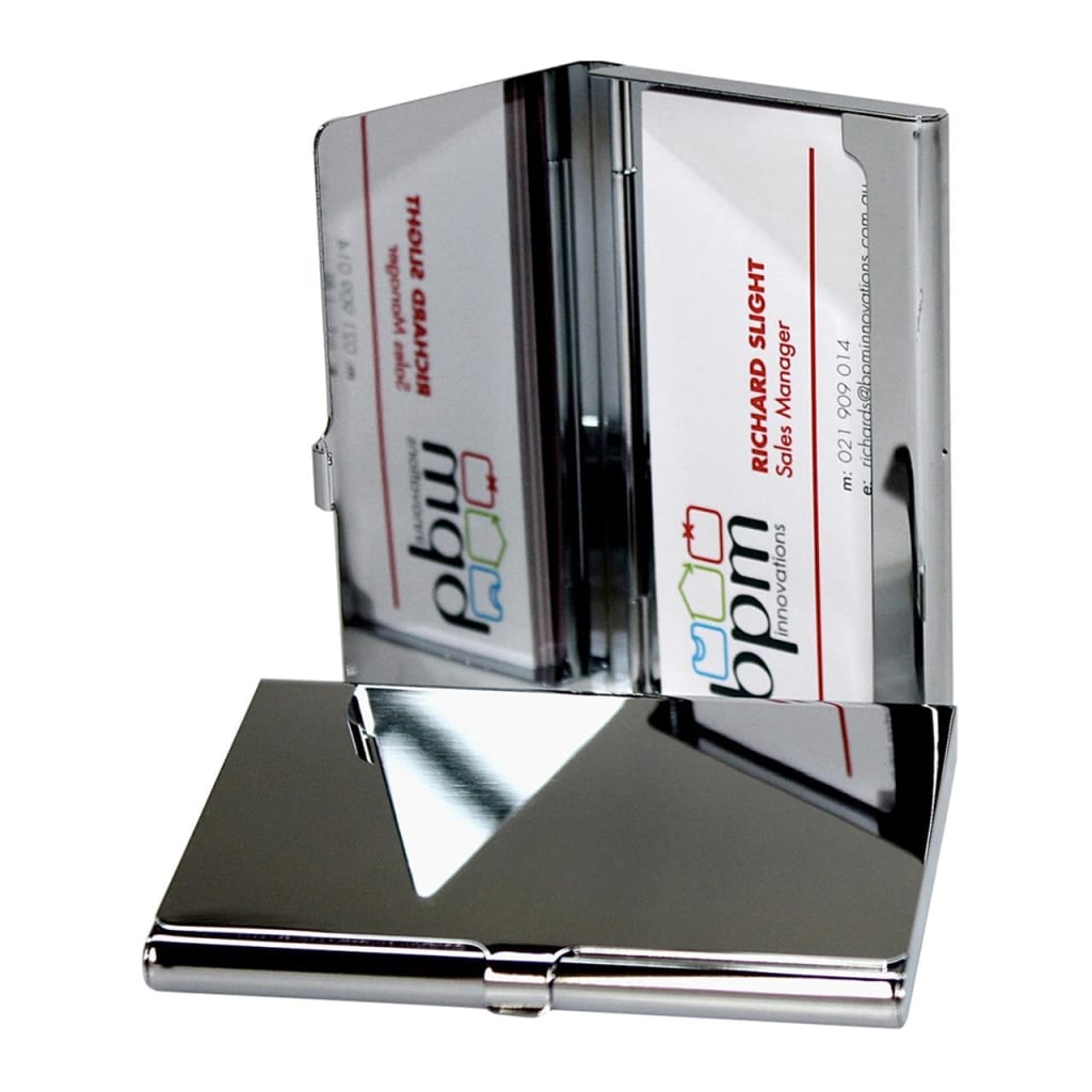 METAL CARD CASE CHROME