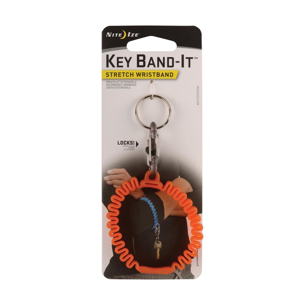 Key Band-It Stretch Wristband - Orange