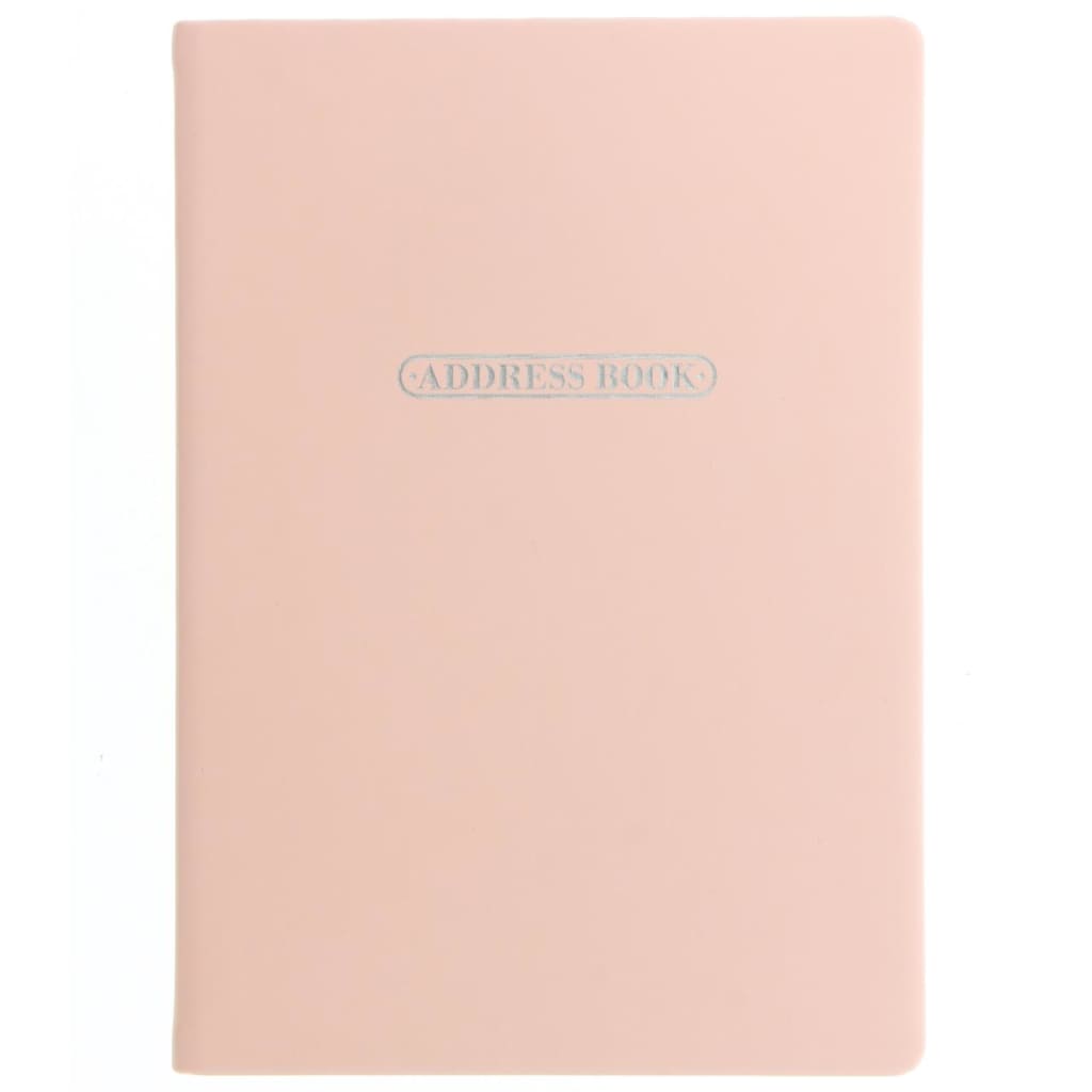Pastel A5 Address Book Peach