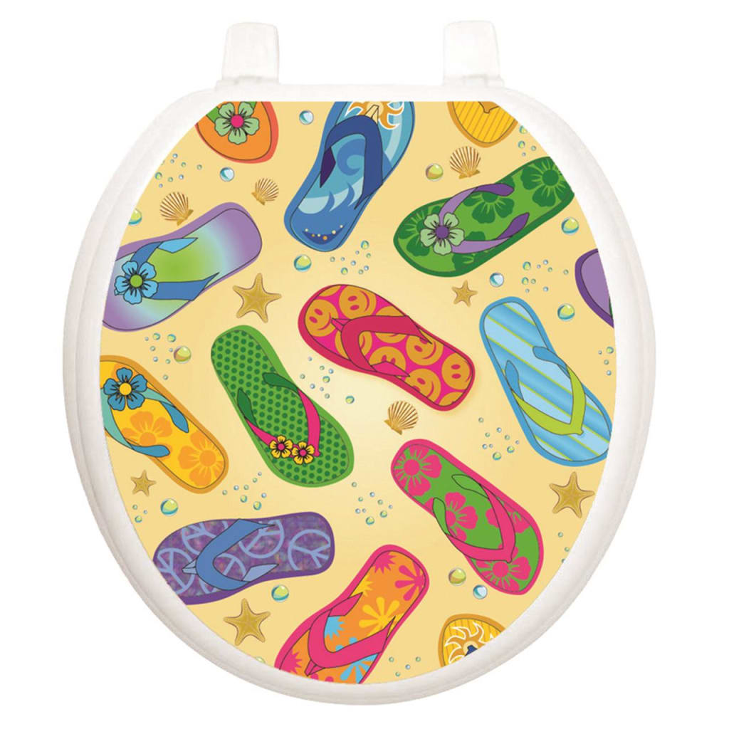 TOILET TATTOOS THONGS - ROUND