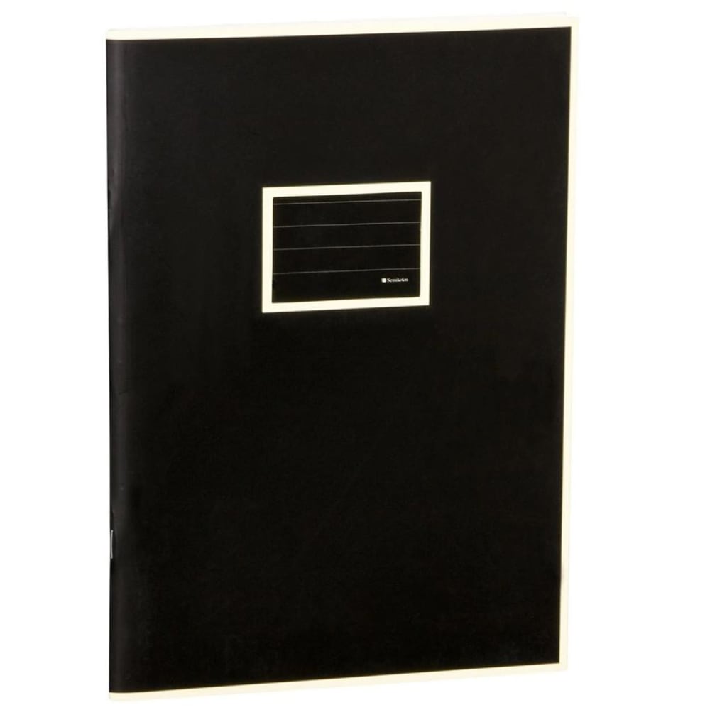 Exercise Book A4 Lined Black