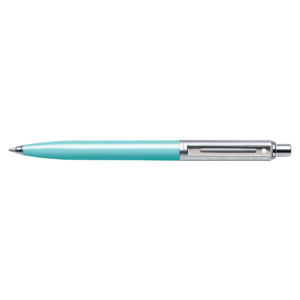 Sentinel Turquoise/Chrome Ballpoint Pen Hang Sell