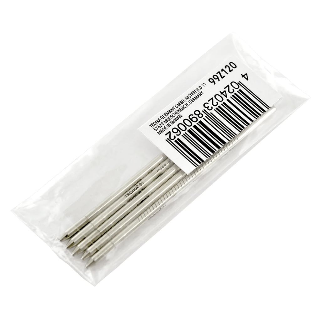 TROIKA Construction Pen Black Refill 5 pk