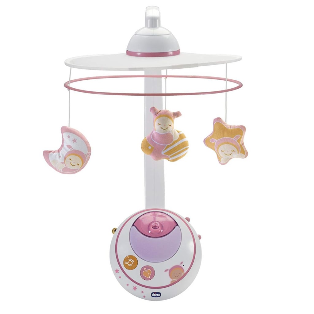 CHICCO Magic Stars Cot Mobile Pink