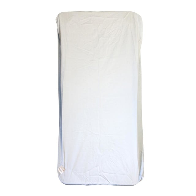 COT SHEET FITTED WHITE POLYCOTTON