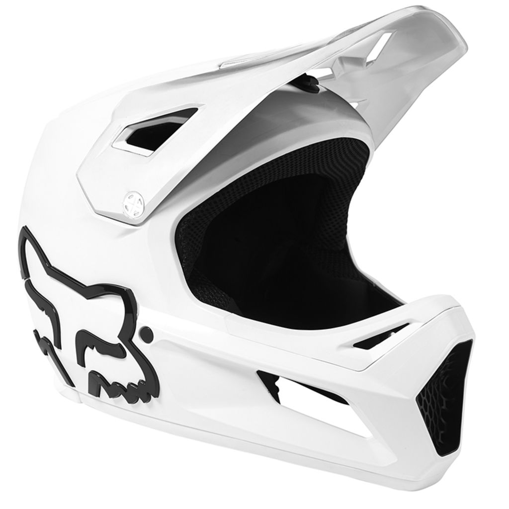 Fox Rampage Helmet (2022) - White | Ivanhoe Cycles