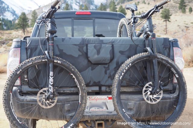 Fox Tailgate Cover Large - Camo 6 Bikes | Ivanhoe Cycles