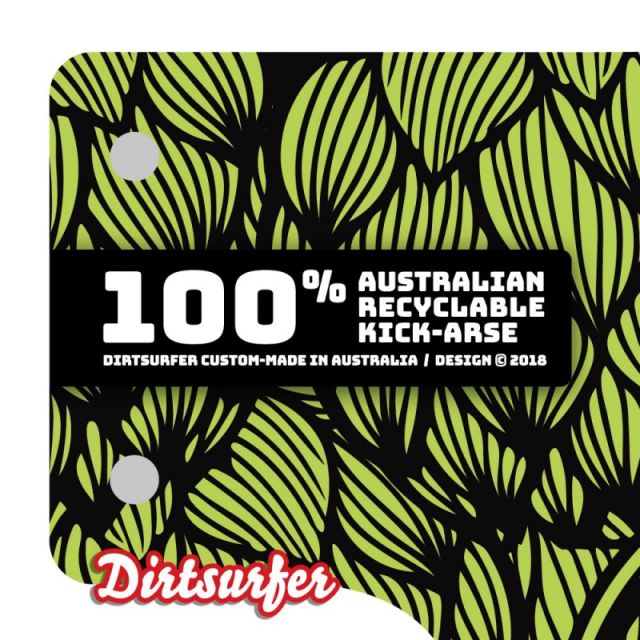 Dirtsurfer Front Mudguard - Hops Lime Green | Ivanhoe Cycles