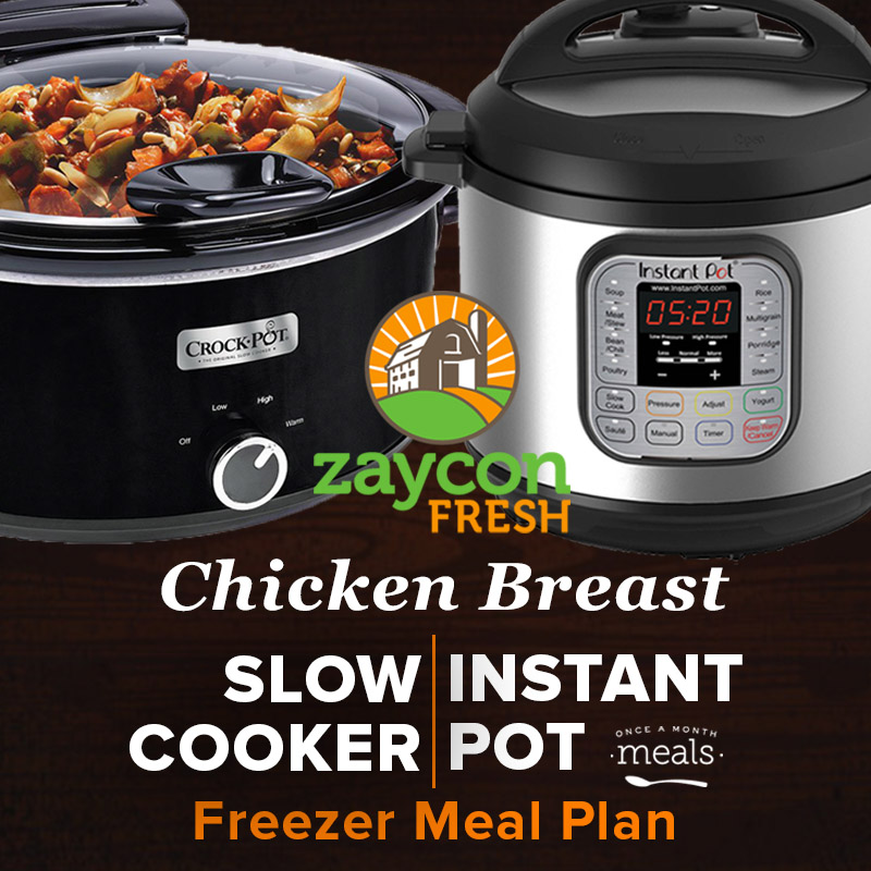 Zaycon Chicken Breast Meal Plans for the Slow Cooker or Instant Pot ...