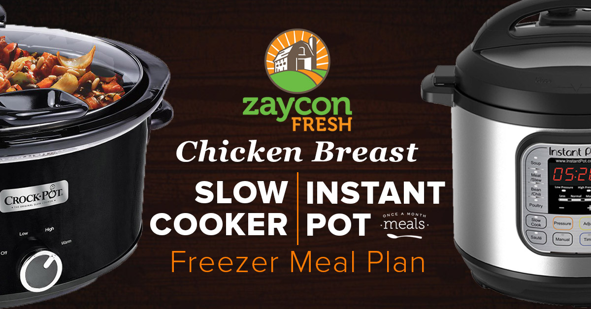 Zaycon Chicken Breast Meal Plans for the Slow Cooker or Instant Pot ...