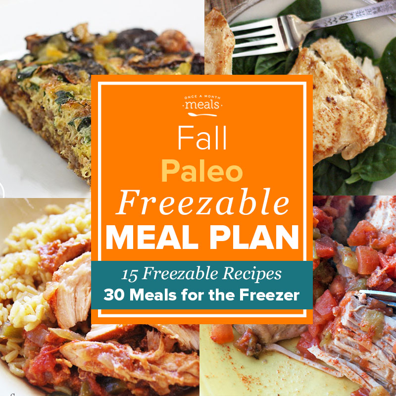 Fall Paleo Monthly Freezer Meal Plan Vol. 2 | Once A Month Meals