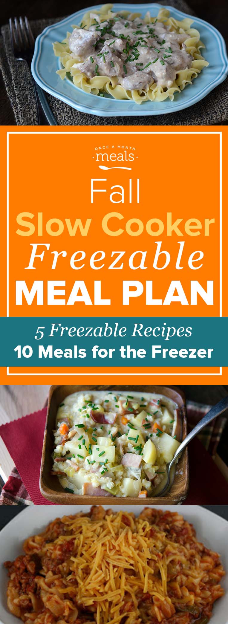 Fall Slow Cooker Mini Freezer Meal Plan Vol. 1 | Once A Month Meals