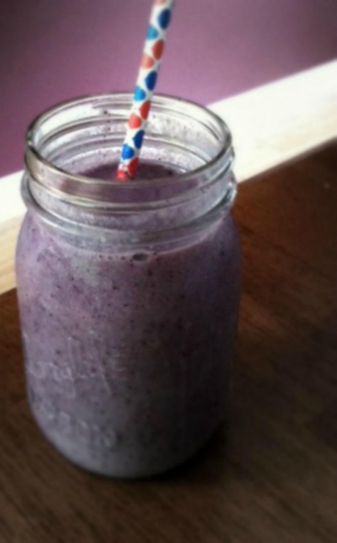 Dairy Free Purple Cow Fruit Smoothies | Once A Month Meals
