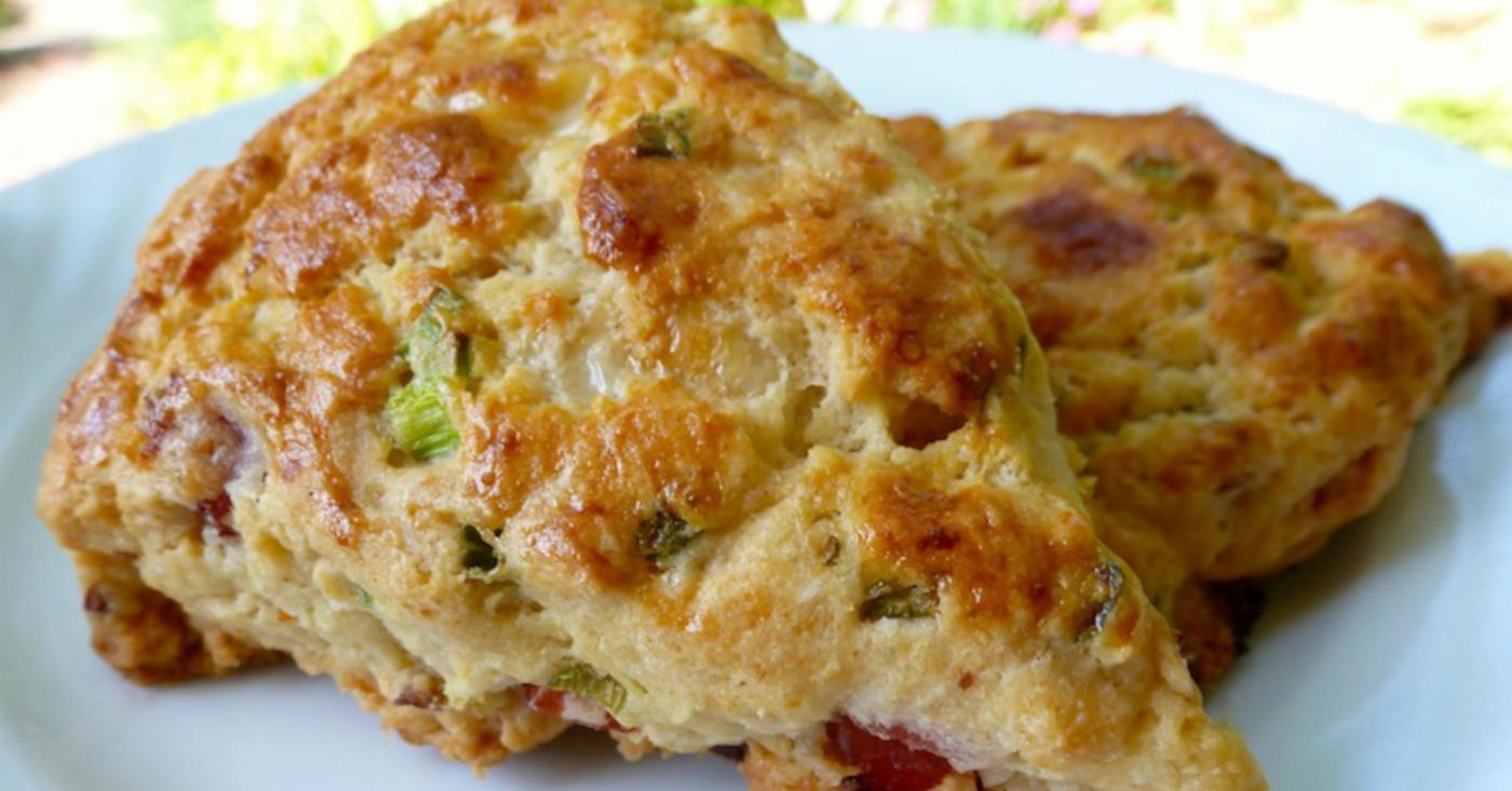 Ham and "Cheese" Scones - Lunch Version | Once A Month Meals