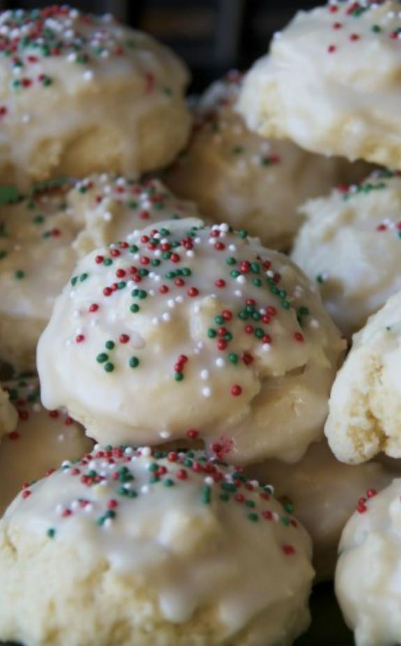 Glazed Sprinkle Sugar Cookies | Once A Month Meals