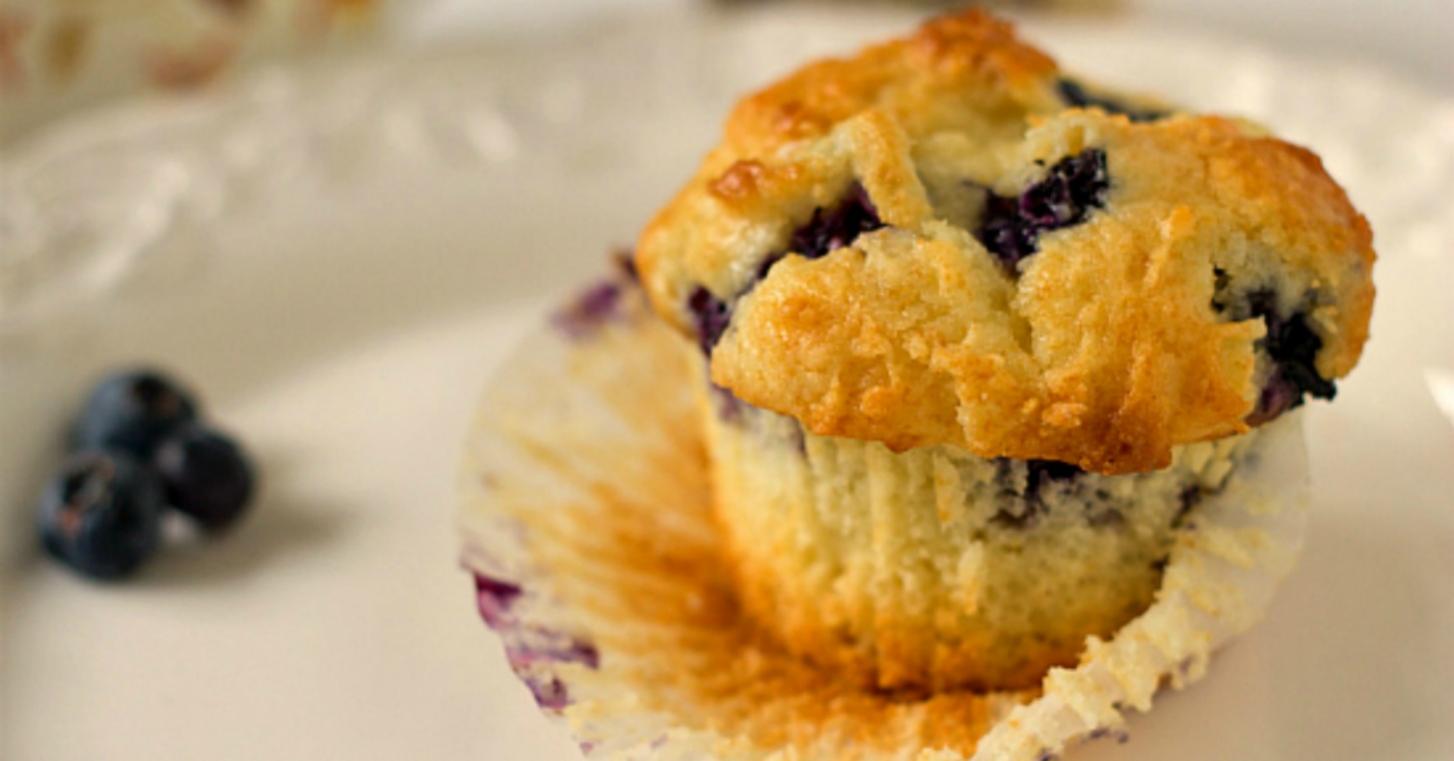 Blueberry Muffins with Crumb Topping | Once A Month Meals