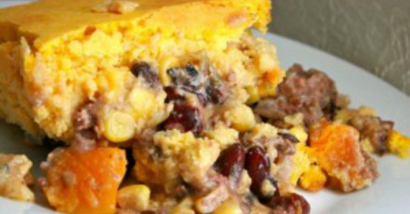 Instant Pot Pumpkin Black Bean Tamale Bake - Dump and Go Dinner | Once ...