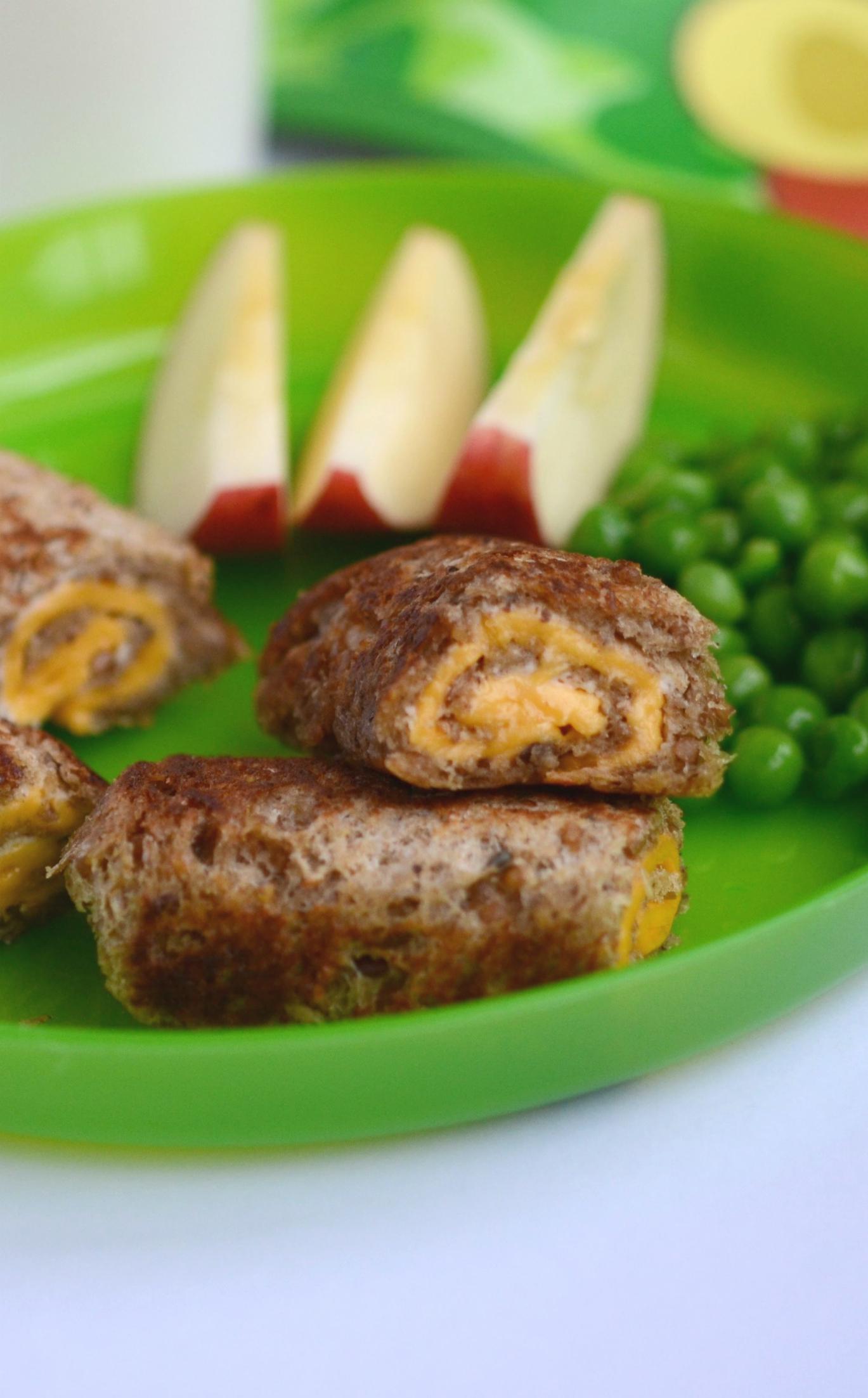 Grilled Cheese Rolls - Lunch Version | Once A Month Meals