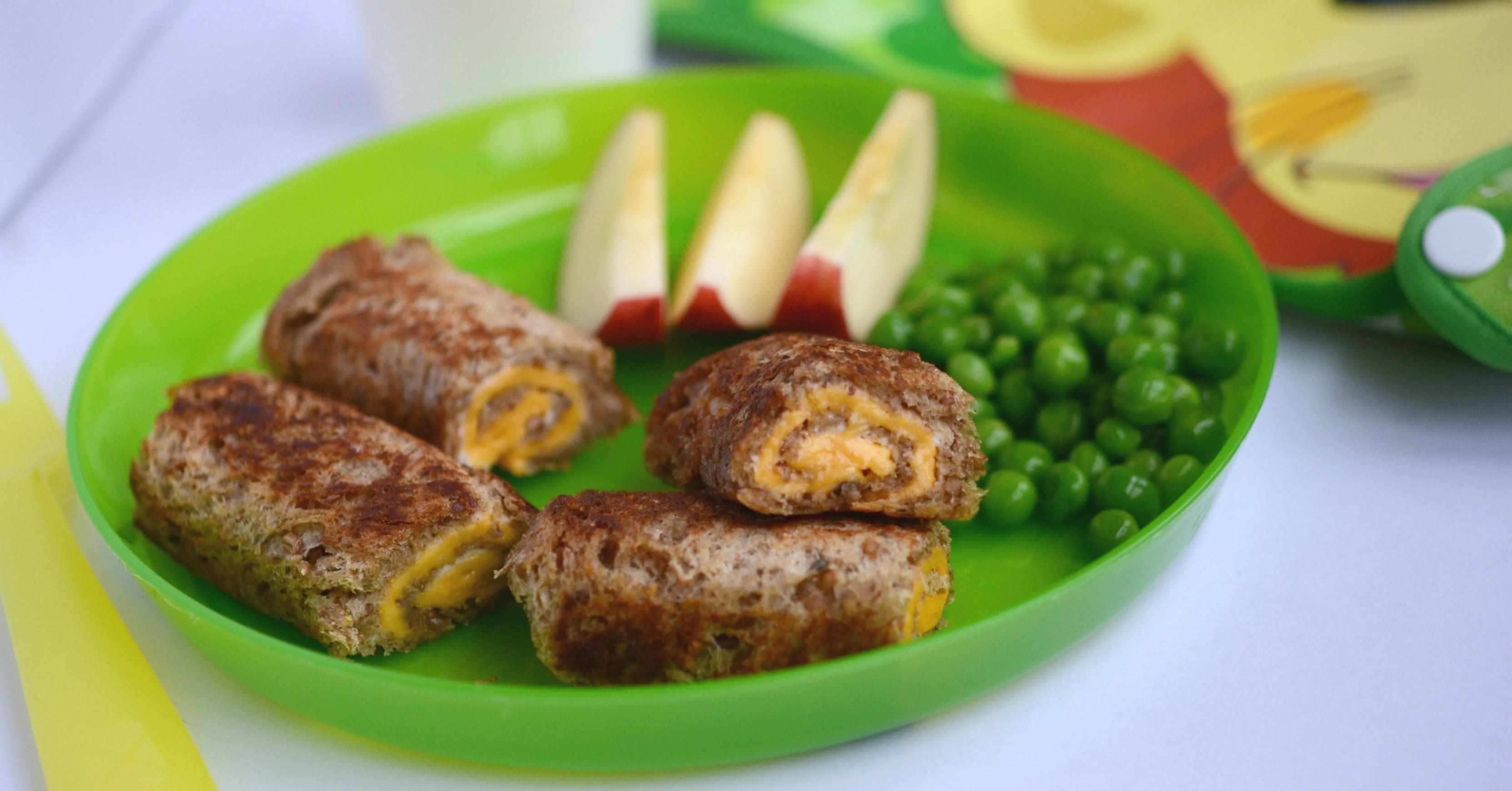 Grilled Cheese Rolls - Lunch Version | Once A Month Meals