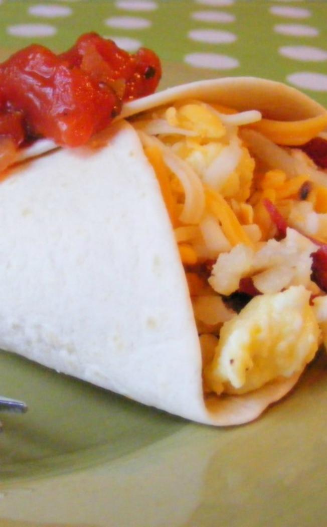 Bacon Hashbrown Breakfast Wraps | Once A Month Meals