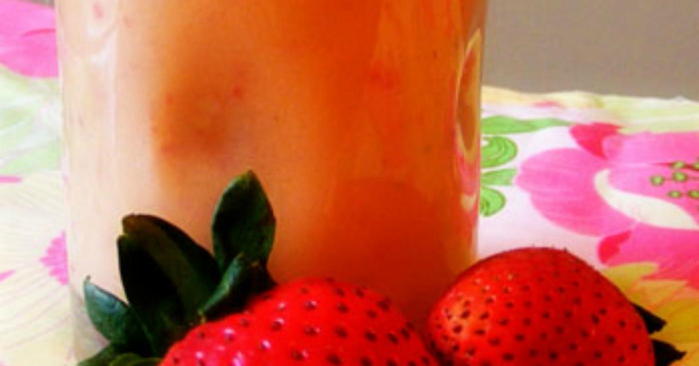 Strawberry Orange Smoothie | Once A Month Meals